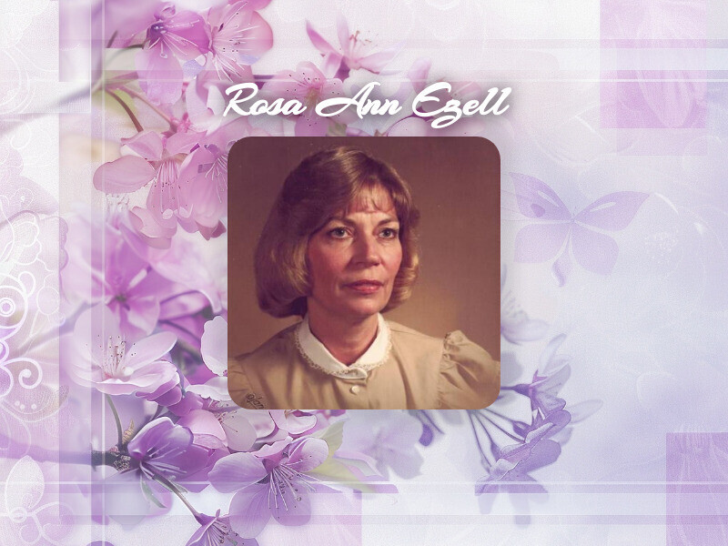 OBITUARY: Rosa Ann Ezell - Davidson County Source